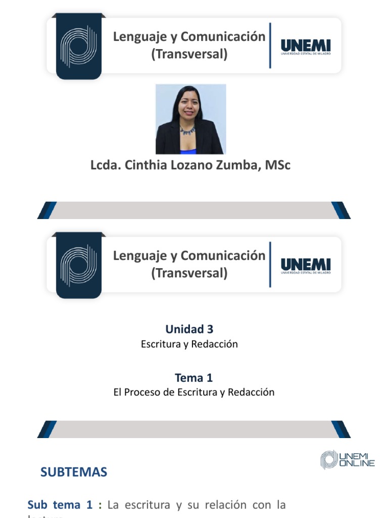 Lenguaje Unificado | PDF | Comunicación | Puntuación