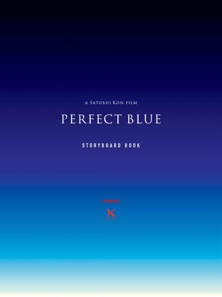 Perfect Blue Storyboard Book | PDF | Cinema Of Japan | Animated Films