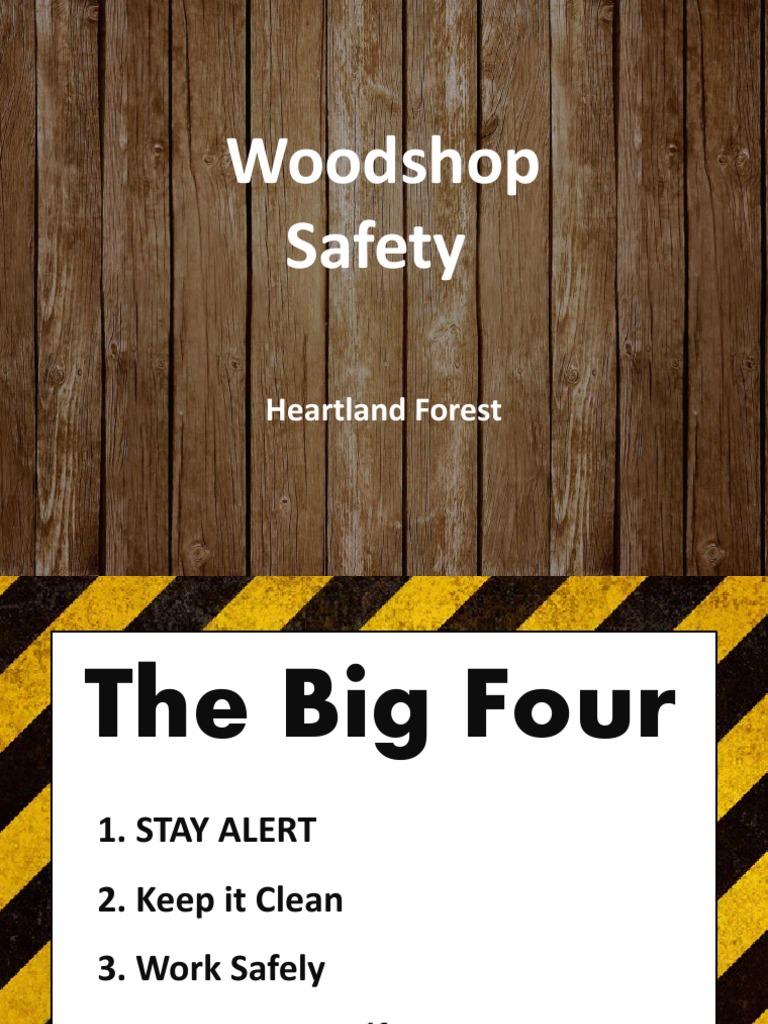 HeartlandForest Woodshop Safety | PDF | Manufactured Goods