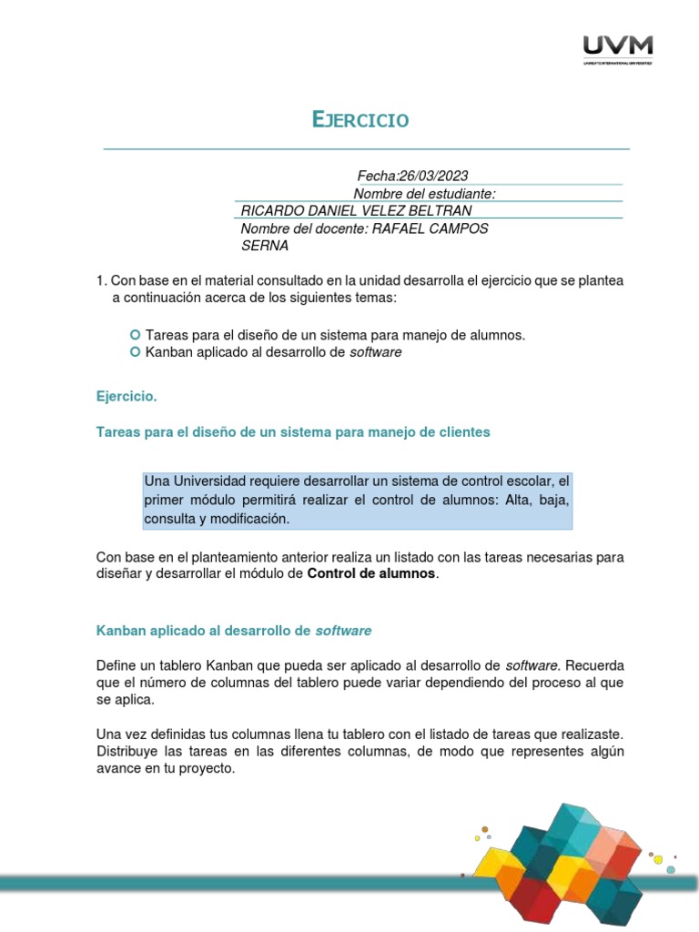 A#2 RDVB | PDF | Software | Ingeniería de software