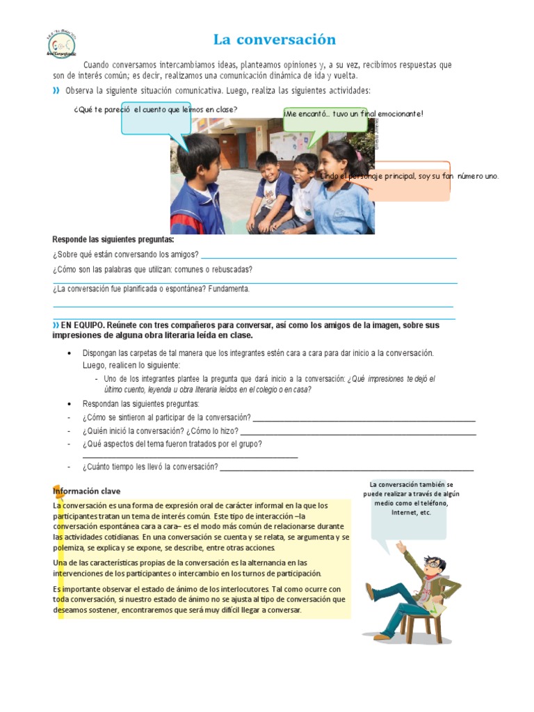 La Conversación | PDF | Crecimiento personal y profesional | Artes del ...