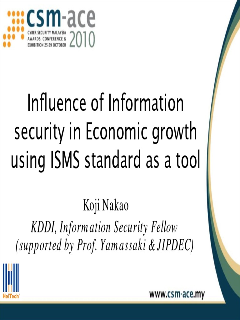 A2 - Koji Nakao - CSM-ACE 2010 - Presentation Koji Nakao | PDF | Information Security ...