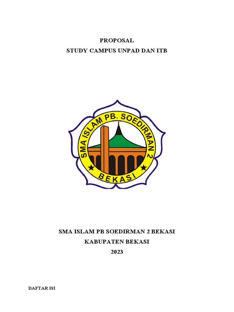 Proposal Study Campus UNPAD dan ITB | PDF