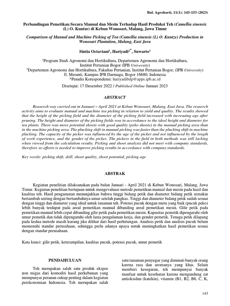 46580-Article Text-213541-3-10-20230401 | PDF | Leaf | Hot Drinks