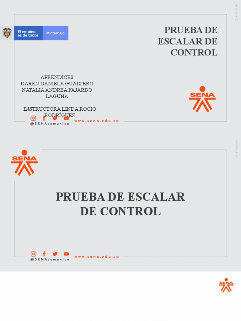 Prueba Escalar De Controlpresentaciónnataliafajardokarengualtero 7418