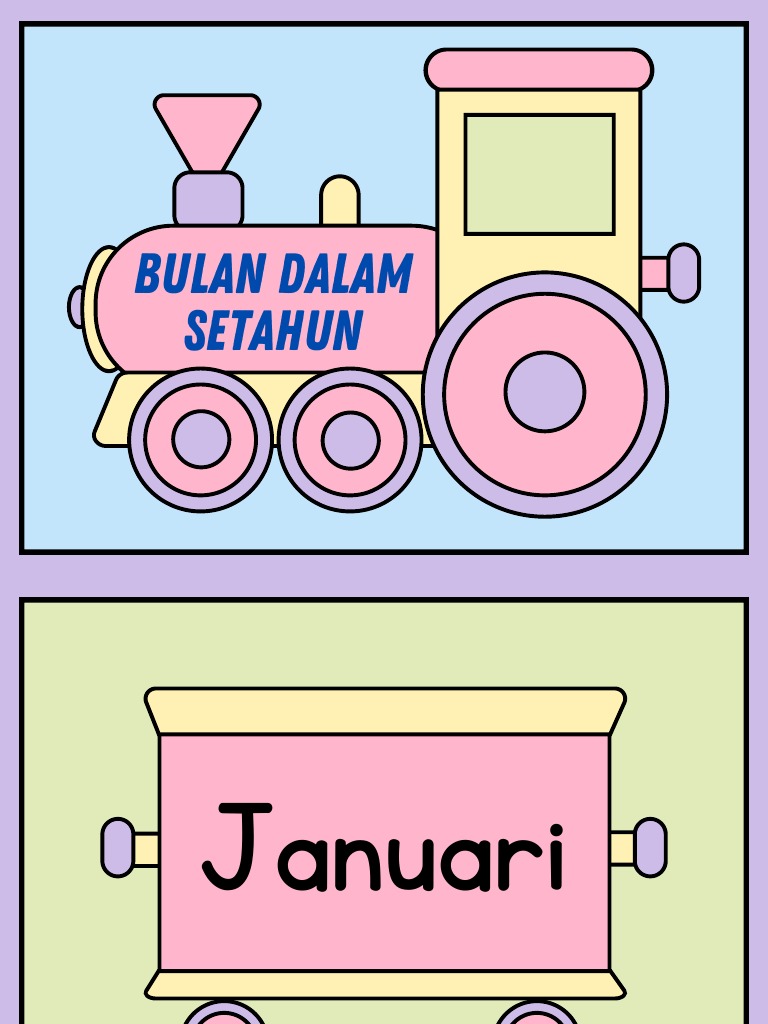 Hiasan Kelas Kereta API Bulan Dalam Setahun | PDF