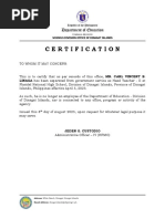 Certificate of Engagement Template | PDF | Finance & Money Management
