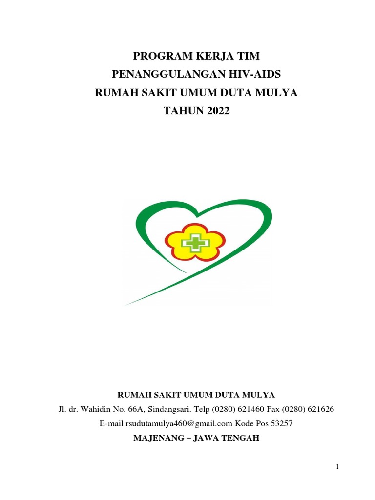 Program Kerja Tim Penanggulangan Hiv-Aids 2022 | PDF