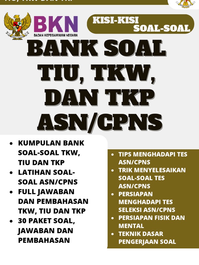 17c7. Bank Soal Tiu, TKW Dan TKP Asn-Cpns | PDF