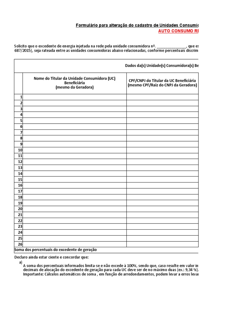Formulario Alteracao Cadastro Unidades Participantes Sistema ...