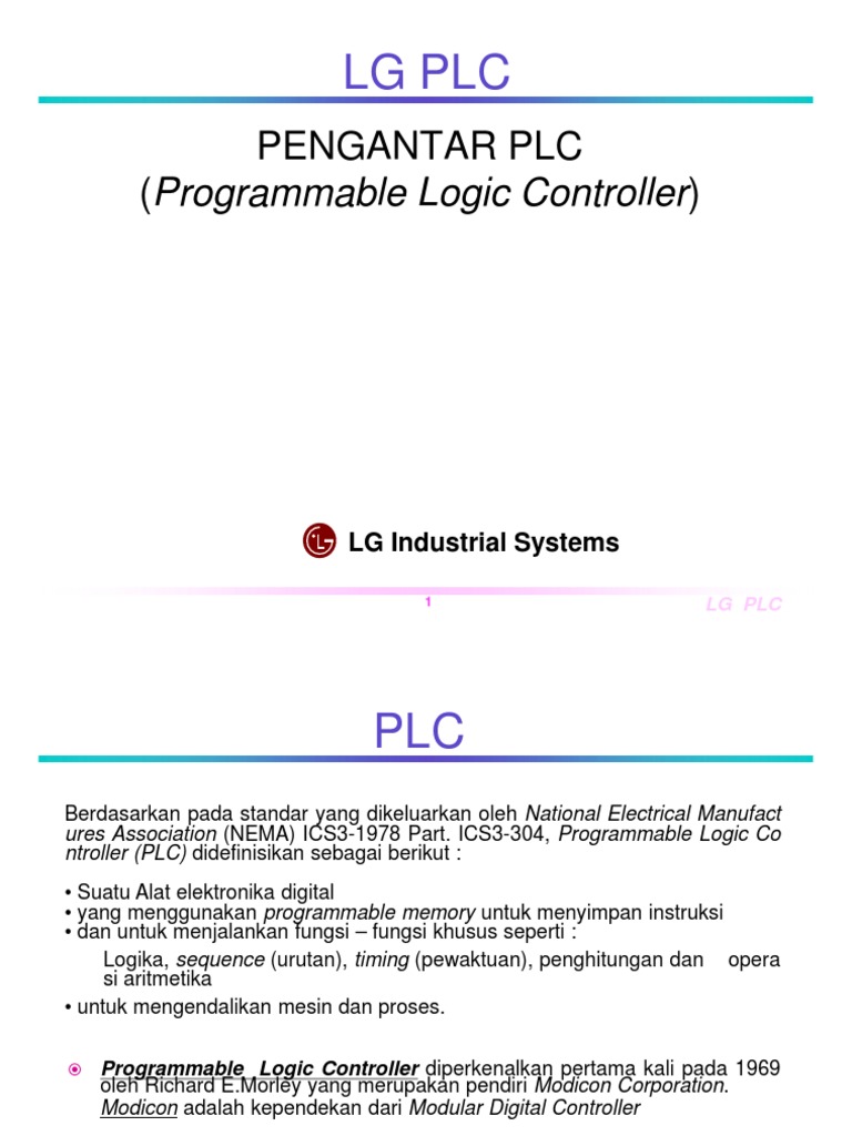 Pengantar PLC LG | PDF