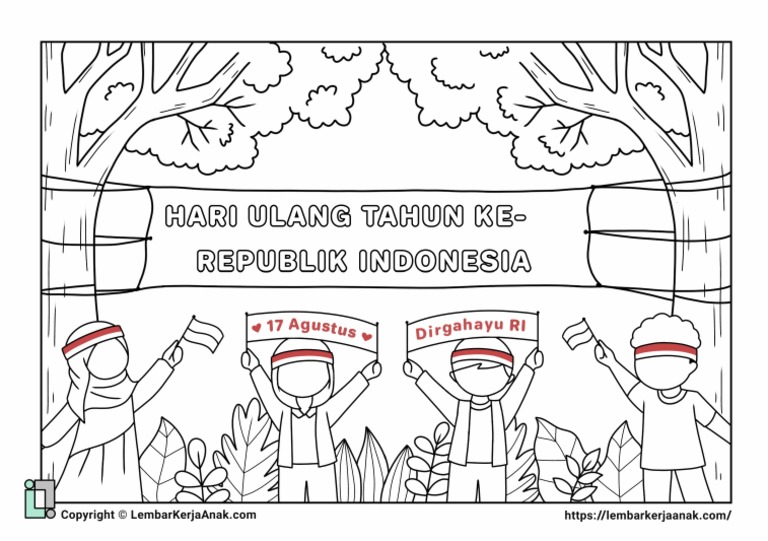Tema Kemerdekaan - Mewarnai HUT RI | PDF