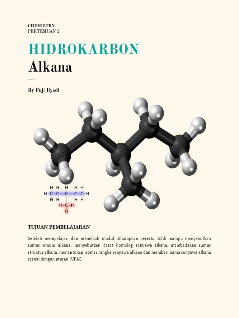 Struktur dan Isomer Alkana | PDF