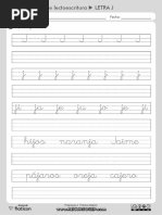 Fichas de Lectoescritura: Letra B | PDF