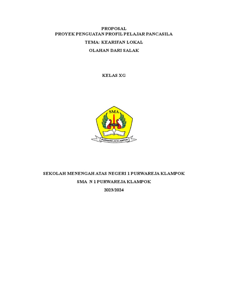Proyek Pelajar Pancasila SMA | PDF | Kajian Bahasa Asing | Seni