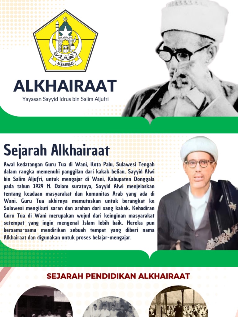 Sejarah dan Perkembangan Alkhairaat | PDF