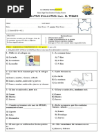 Prueba Historia Meses Del Año y Dias de La Semana | PDF
