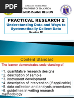 SHS Module: Data Presentation & Interpretation | PDF | Data | Statistics