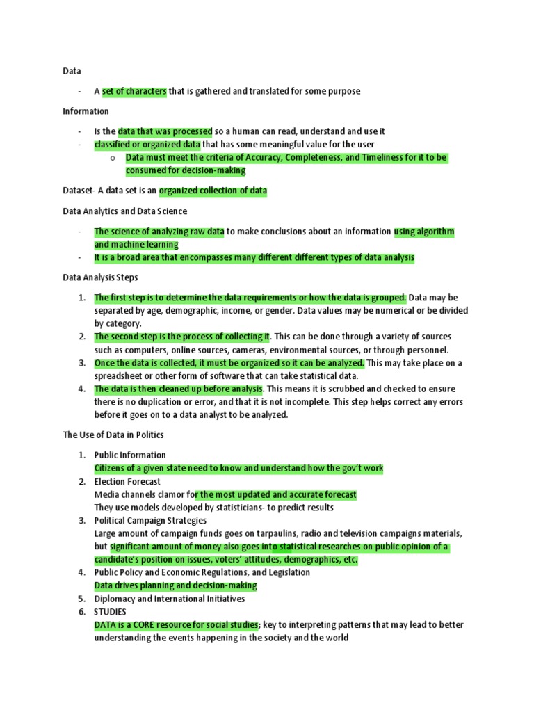Week 1 Data | PDF | Data Analysis | Cybernetics