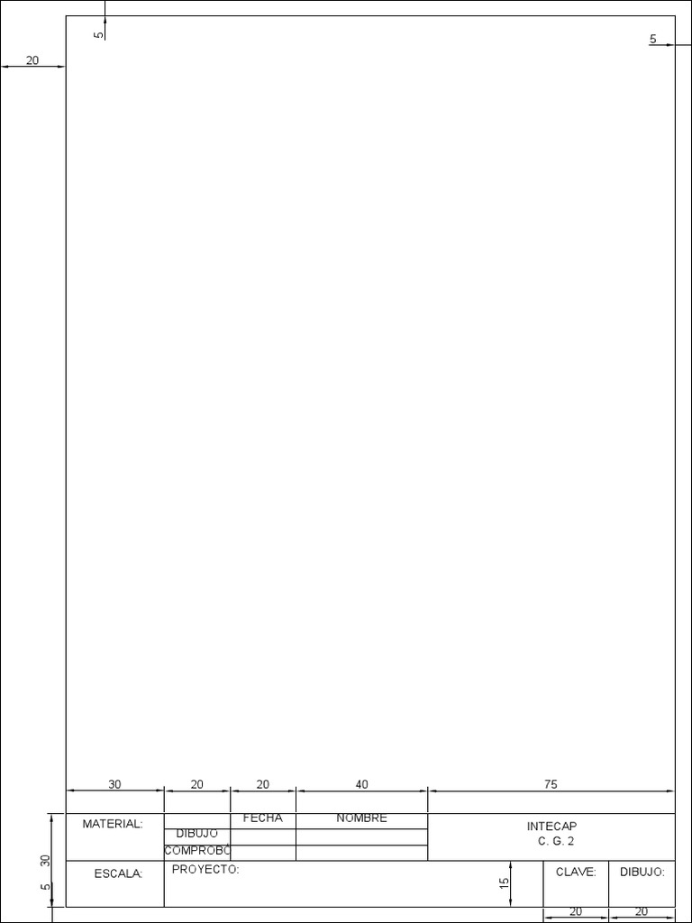 Formato Con Cajetín DIN A4 | PDF