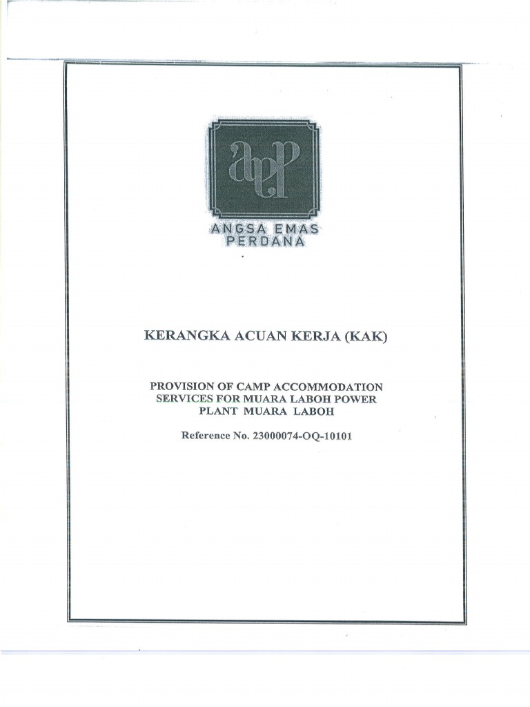 Kerangka Acuan Kerja | PDF | Regulation | International Organization For Standardization