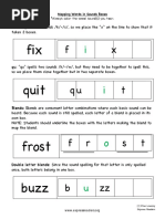 UFLI Fluency Check 2nd Grade Bundled | PDF | Fenway Park | Linguistics