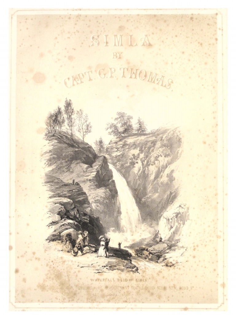 1846 Views of Simla by Thomas s | PDF