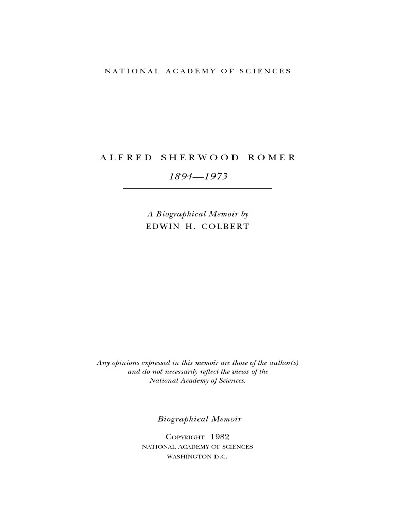Romer Alfred S | PDF