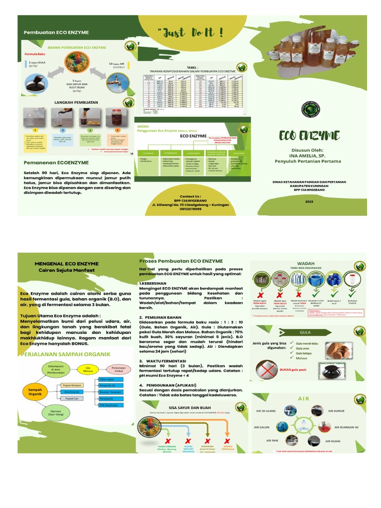 Leaflet Eco Enzyme | PDF