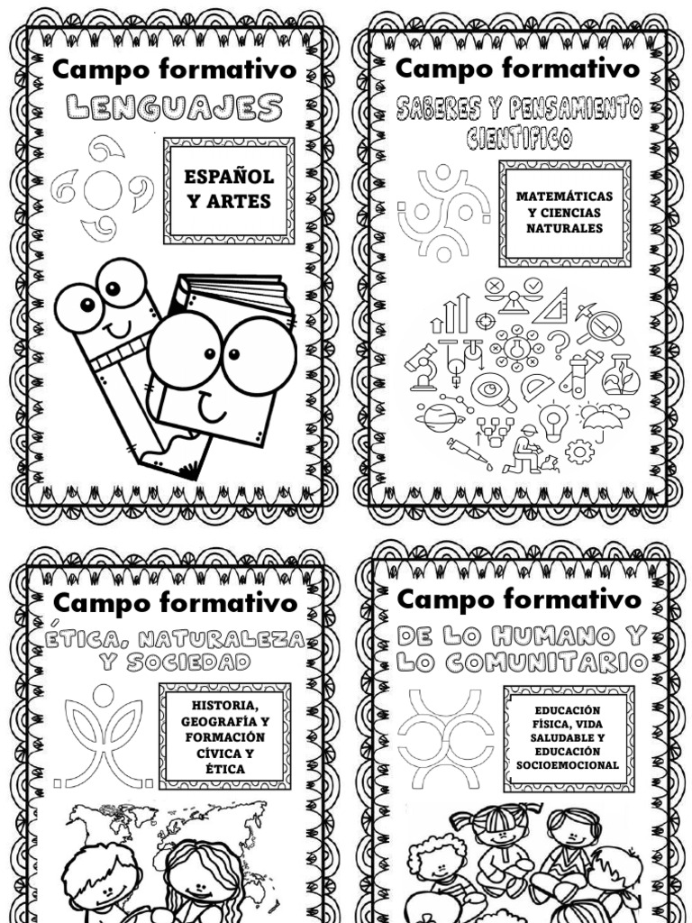 Portadas de Campos Formativos Primaria | PDF