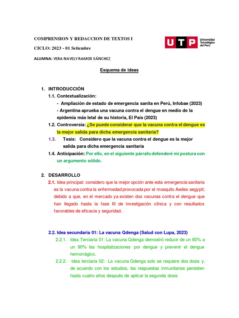 Tarea Sem3 - Esquema y Version Final | PDF | Inmunología | Causas de la muerte