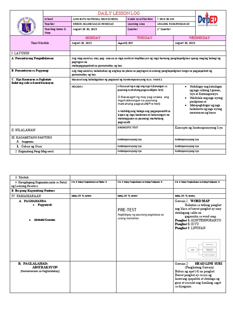 Dll-Week1-S.y 2023-2024 | PDF