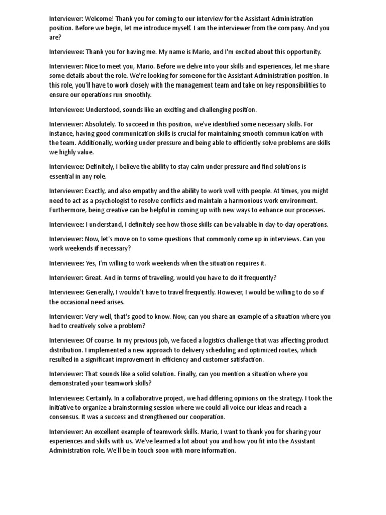 Interviewer | PDF | Communication | Brainstorming