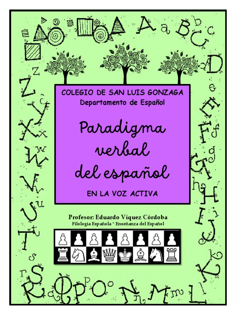 PARADIGMA VERBAL en Los Tres Modos | PDF | Verbo | Gramática