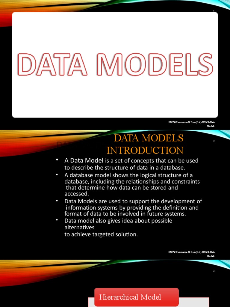 Data Models | Download Free PDF | Relational Database | Relational Model