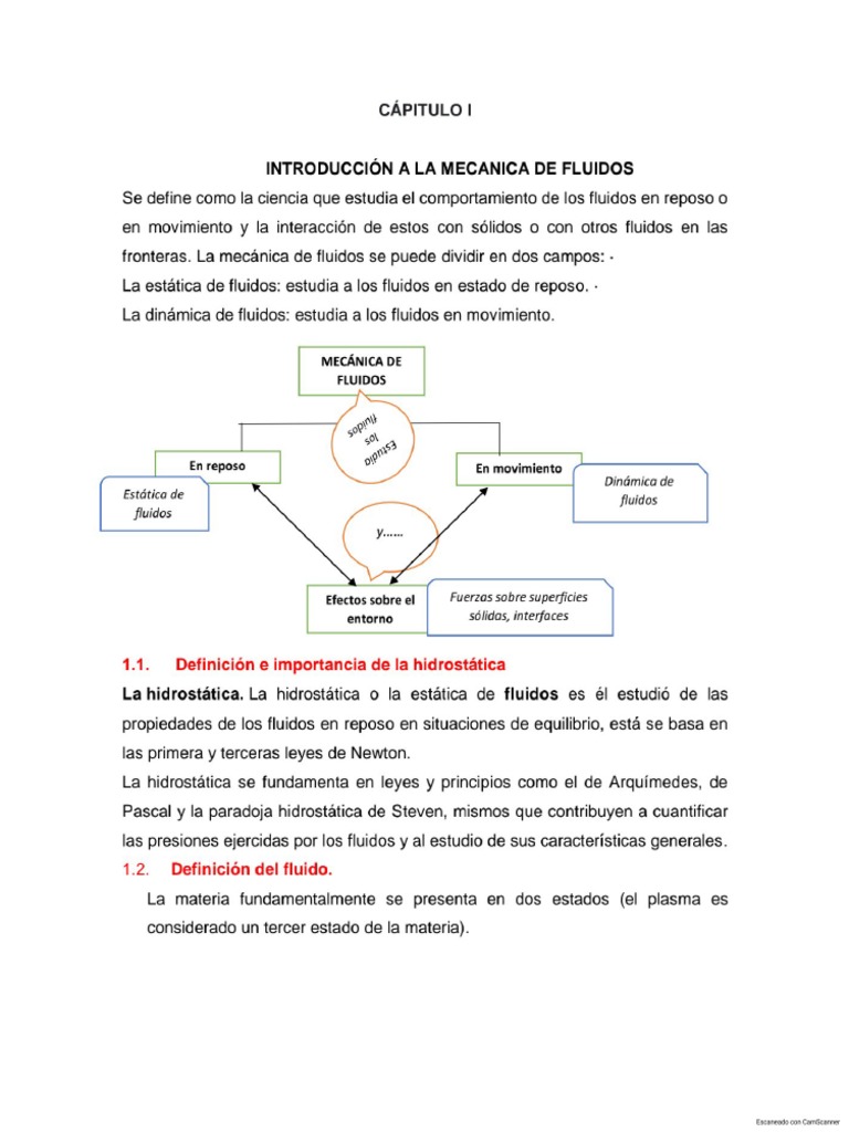 Introducción A La Mecanica de Fluidosactual | PDF