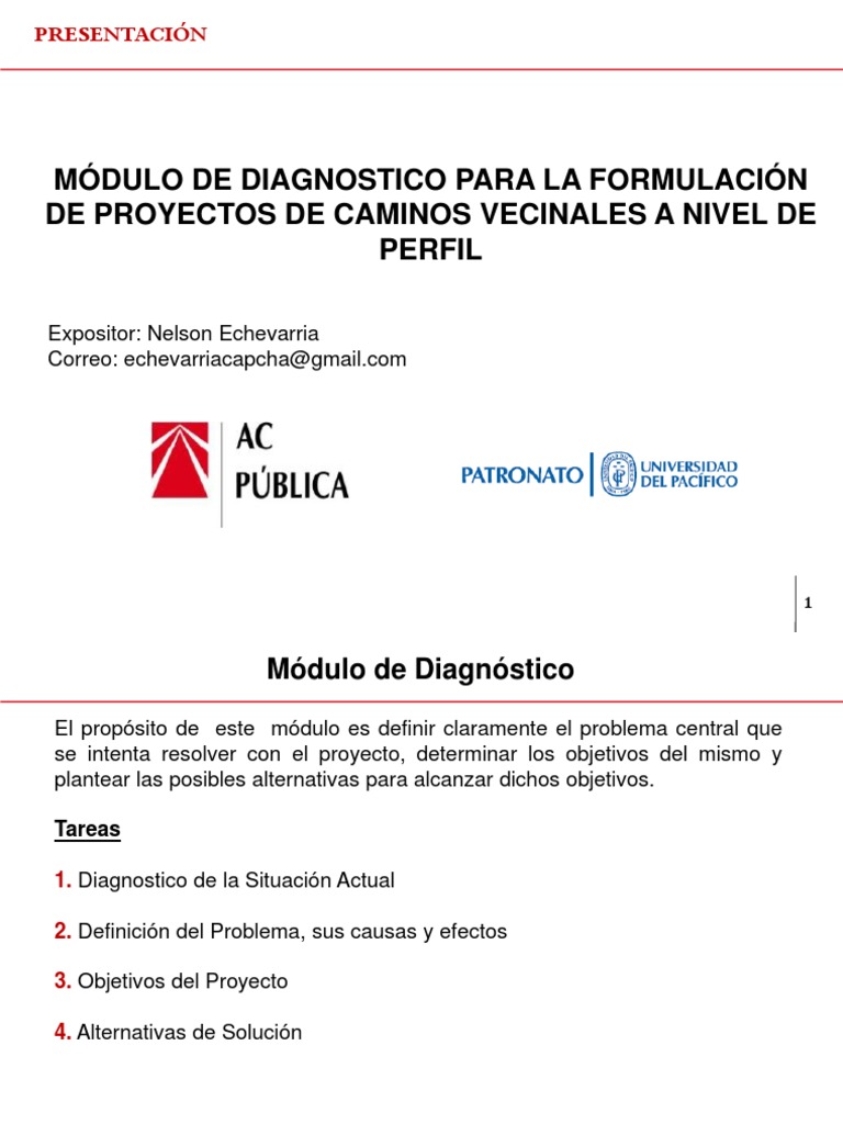 Modulo de Diagnostico | PDF | La carretera | Transporte