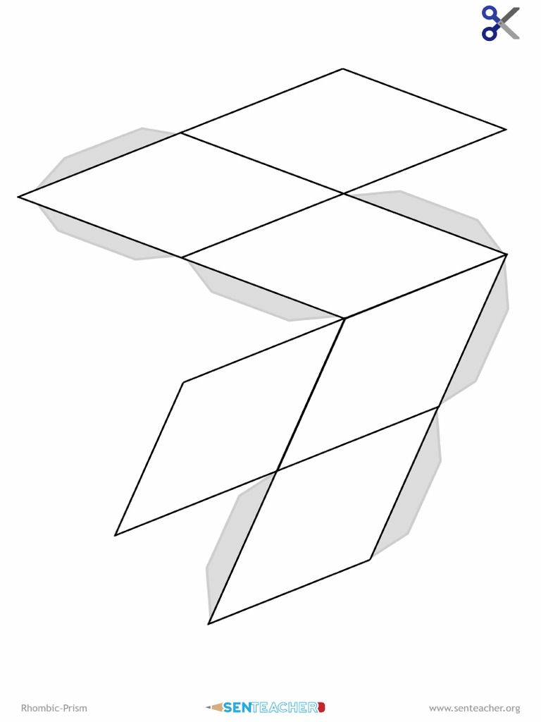 Rhombic Prism Net Design | PDF