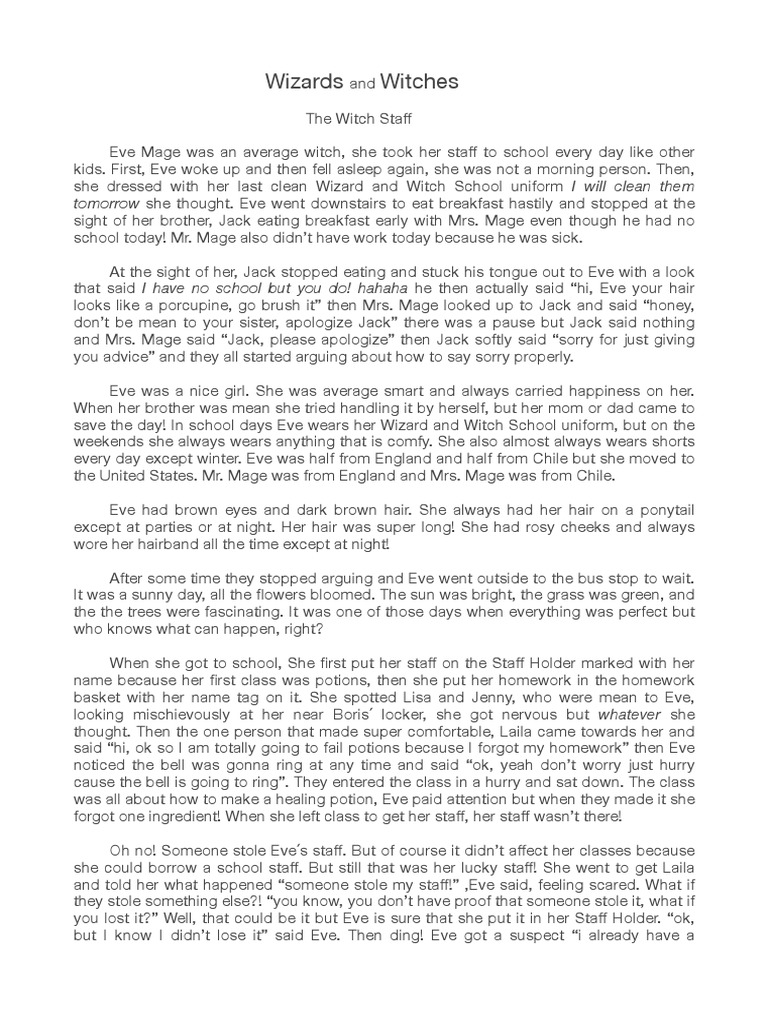 The Wizard S Staff | PDF | Magician (Fantasy)