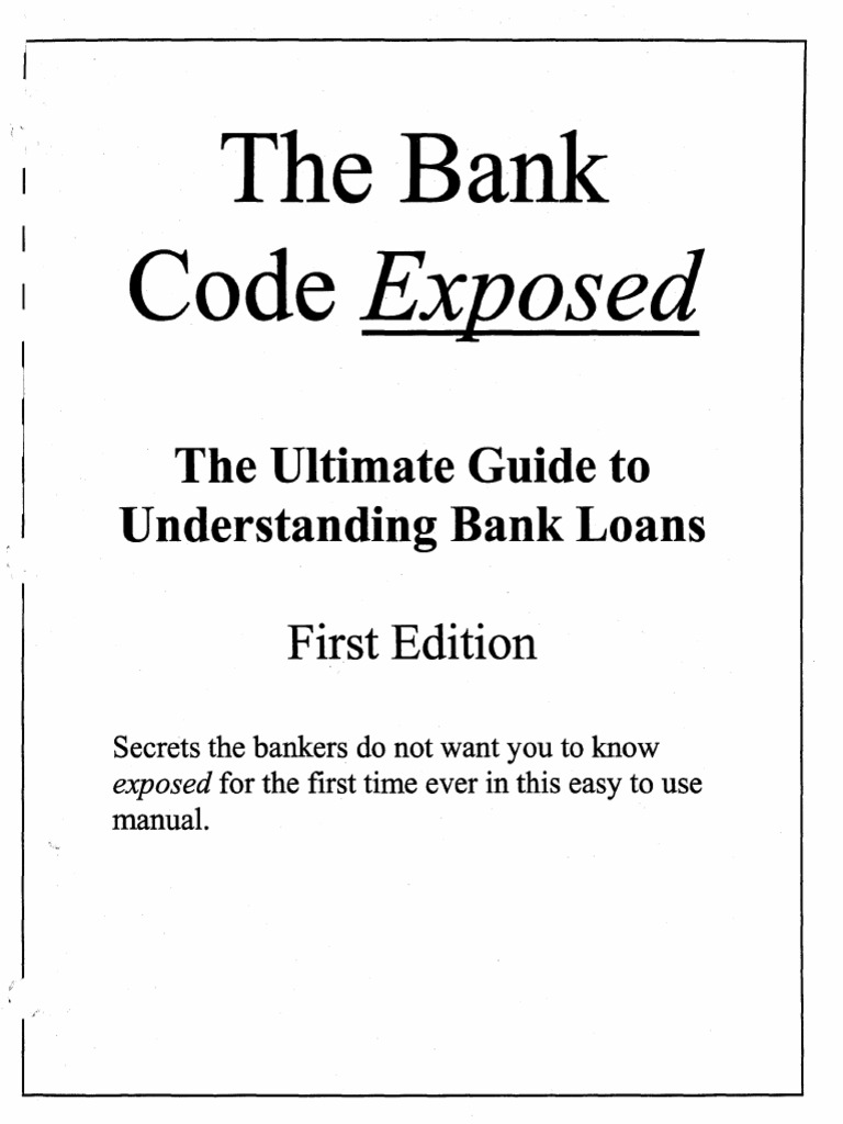 BankCodeExposed 2 | PDF | Banks | Loans