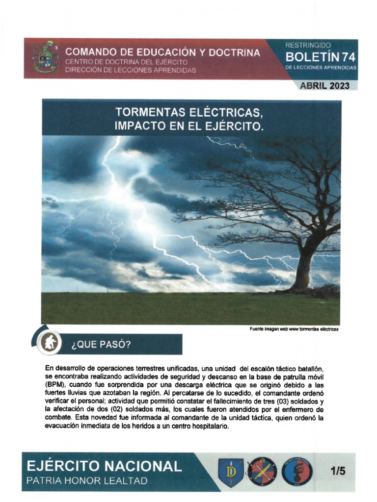 Tormentas Electricas | PDF