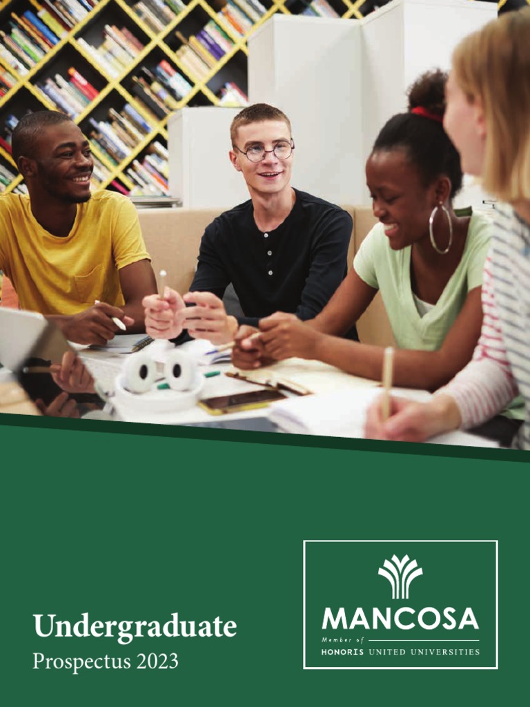 Mancosa Undergrad 2023 | PDF | Academic Degree | Academic Certificate