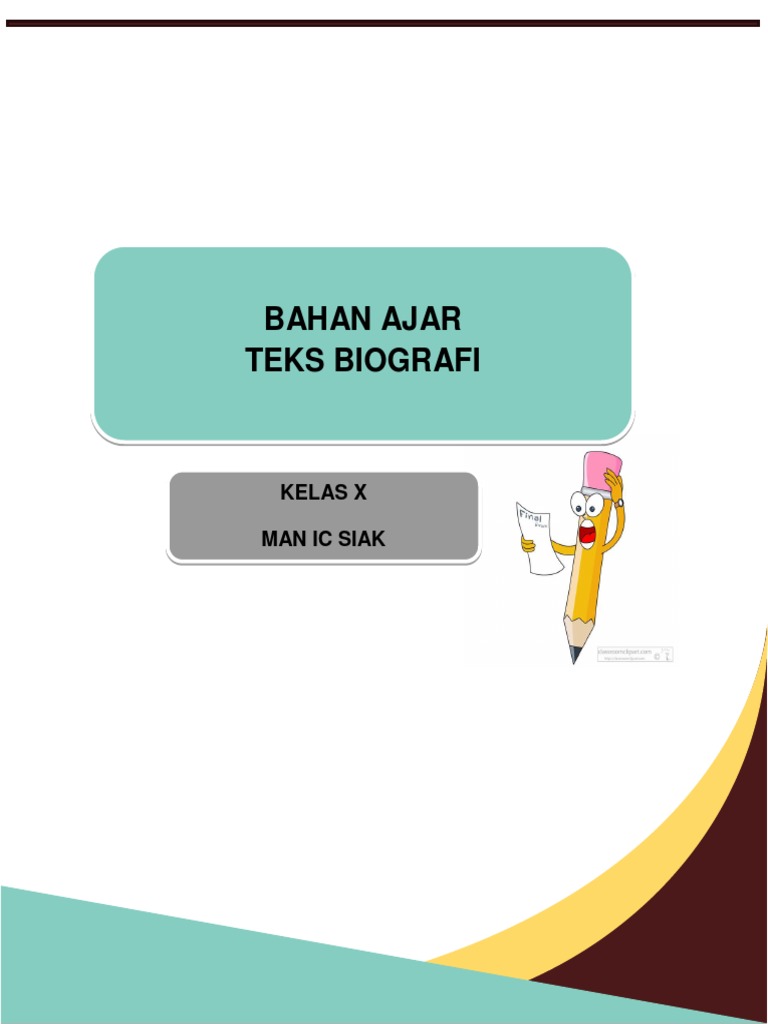 Bahan Ajar Teks Biografi Pdf
