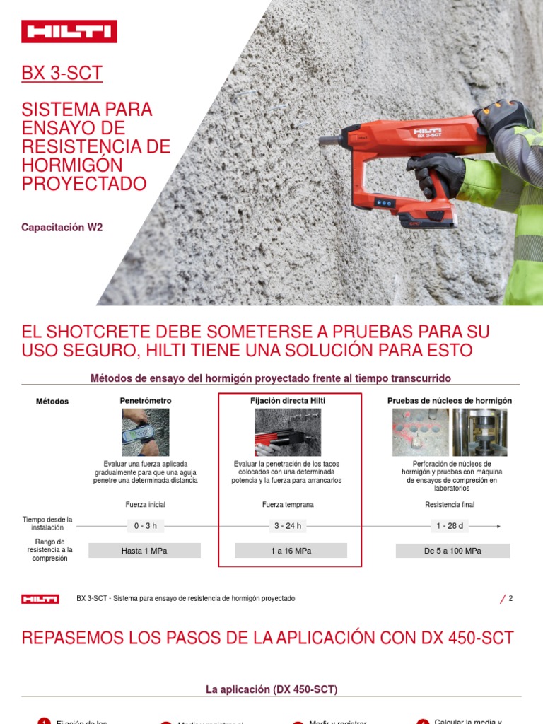 BX 3-SCT Presentación - ESP | PDF | Hormigón | Tornillo