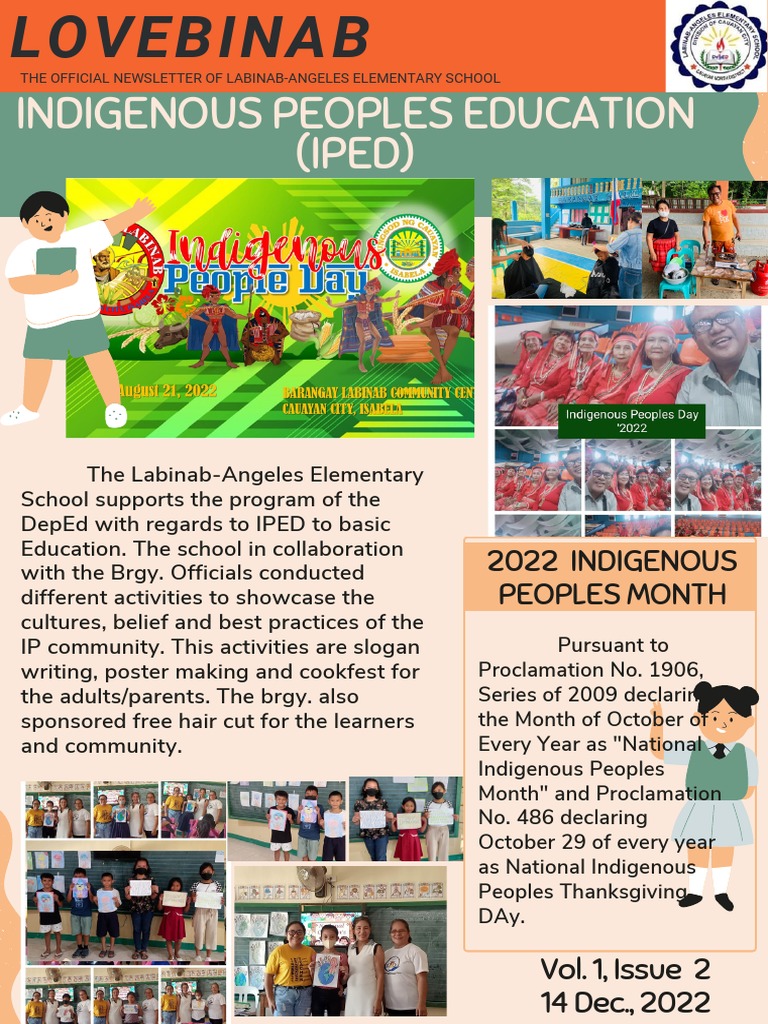 Accomplishment Report of Indigenous Peoples Education (Iped) | PDF