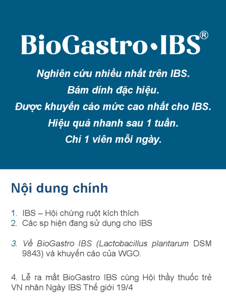 BioGastro IBS For Customers | PDF