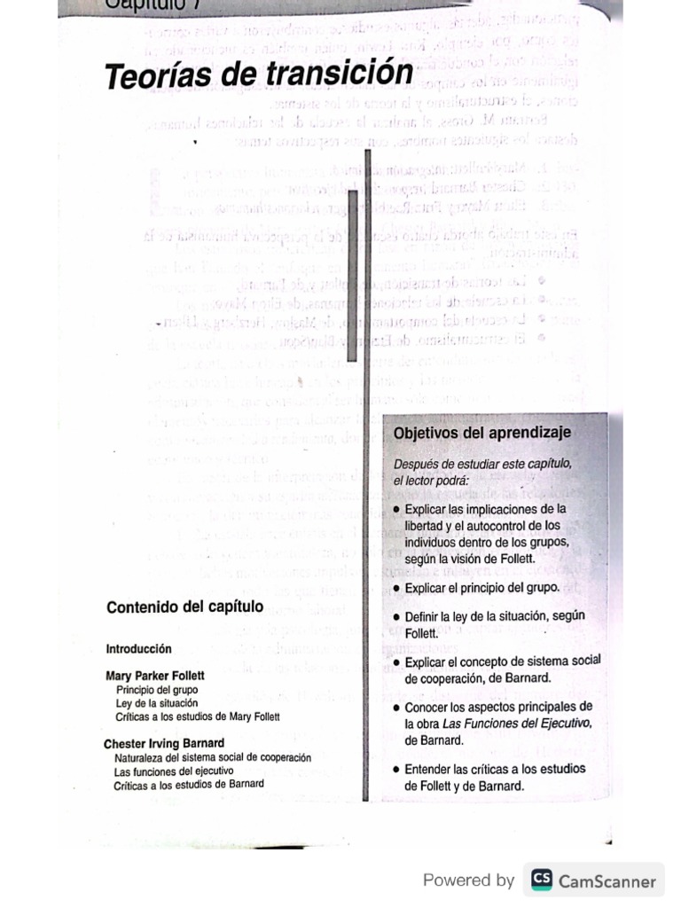 Teoría de Transición | PDF