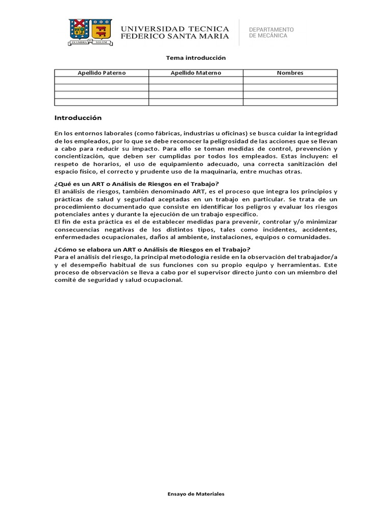 Laboratorio AST | PDF | Laboratorios | Seguridad y salud ocupacional