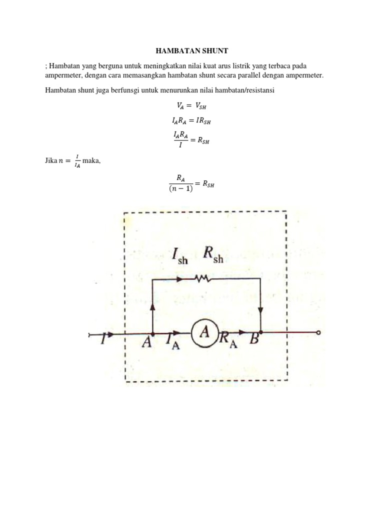 Hambatan Shunt | PDF