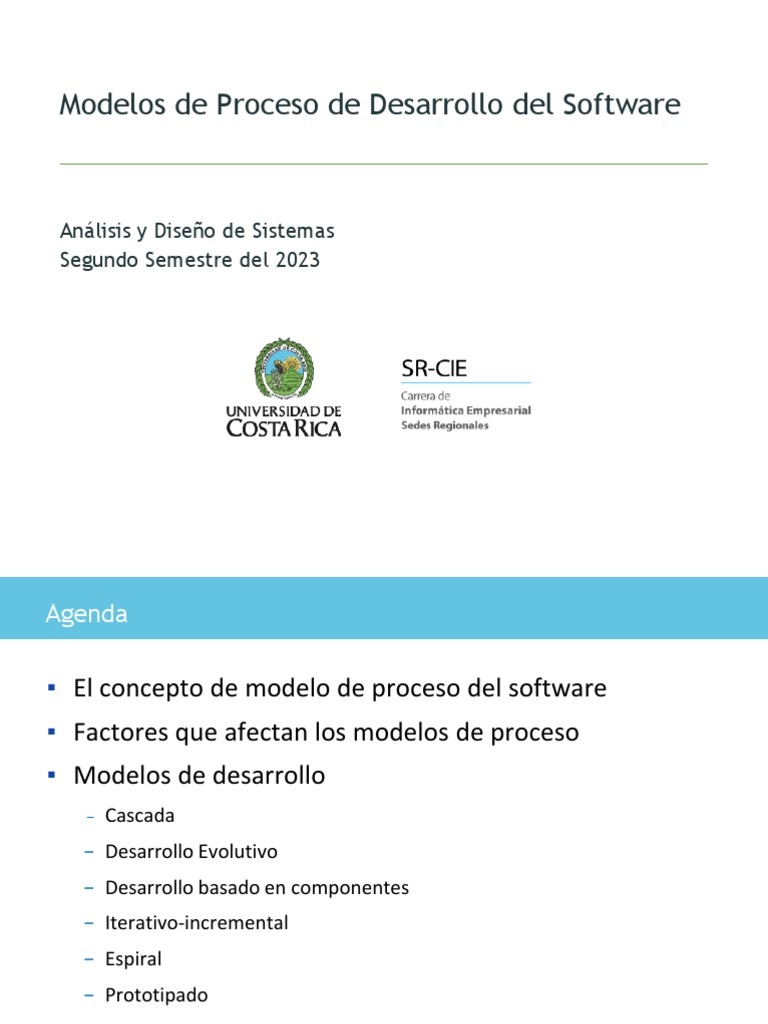 Tema1.2 Modelos de Proceso Software | PDF | Software | Ingeniería de software